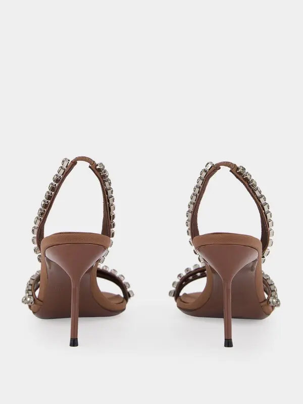 Paris Texas Lidia 70 Studded Sandals - Brown