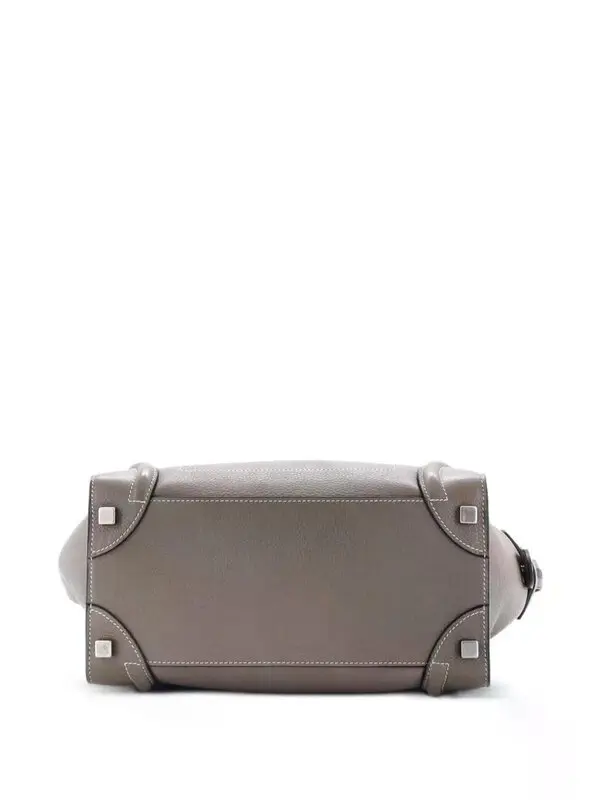 Celine Luggage Bag Grainy Leather Micro Tote