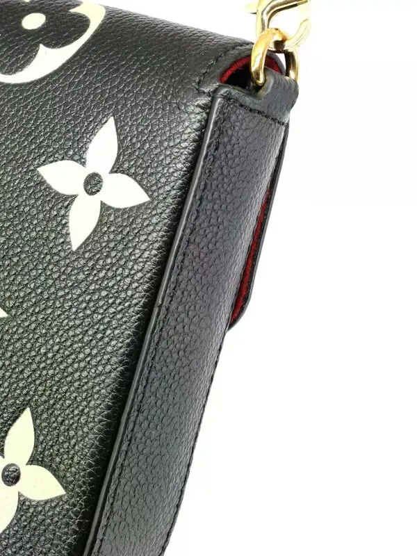 LOUIS VUITTON Felicie Pochette Bicolor Monogram Empreinte Giant - Black