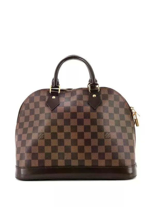 LOUIS VUITTON Alma Handbag Damier Pm Satchel - Brown