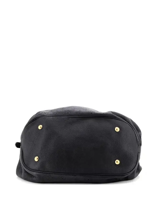 LOUIS VUITTON Xl Mahina Leather Hobo Bag - Black