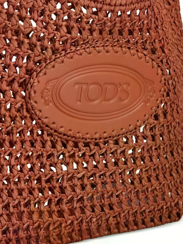 TOD'S Logo-detail Tote Bag
