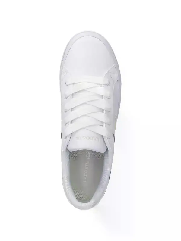 Lacoste Logo-detail Sneakers - White