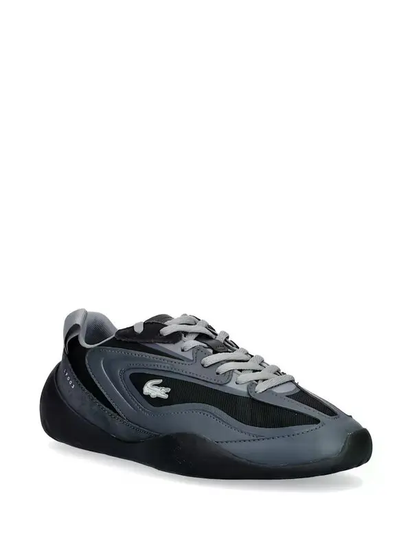 Lacoste Logo Lace-up Sneakers - Black