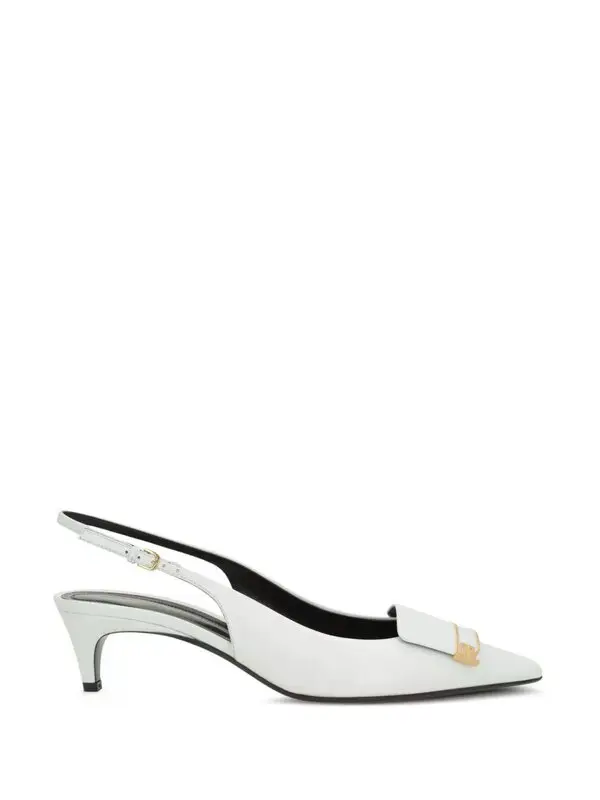 SERGIO ROSSI Sr Evolv Slingback Pumps - White