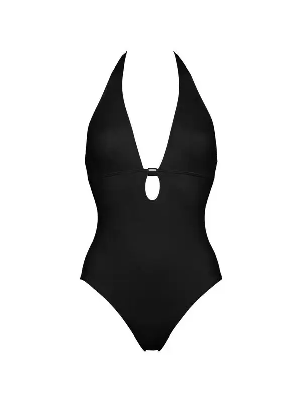 ERES Harmony V-neckline One-piece Swimsuit - Black