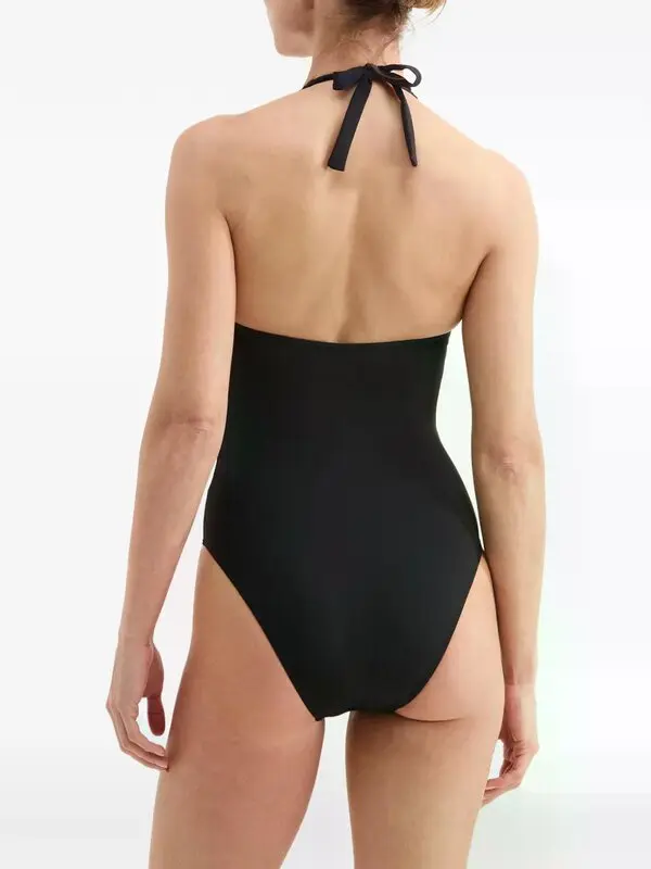 ERES Harmony V-neckline One-piece Swimsuit - Black