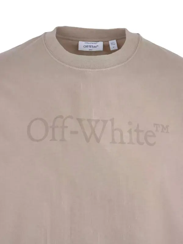 Off-White Bookish Faded Skate T-shirt - Neutrals