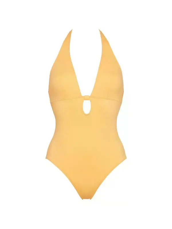 ERES Harmony V-neckline Swimsuit - Yellow