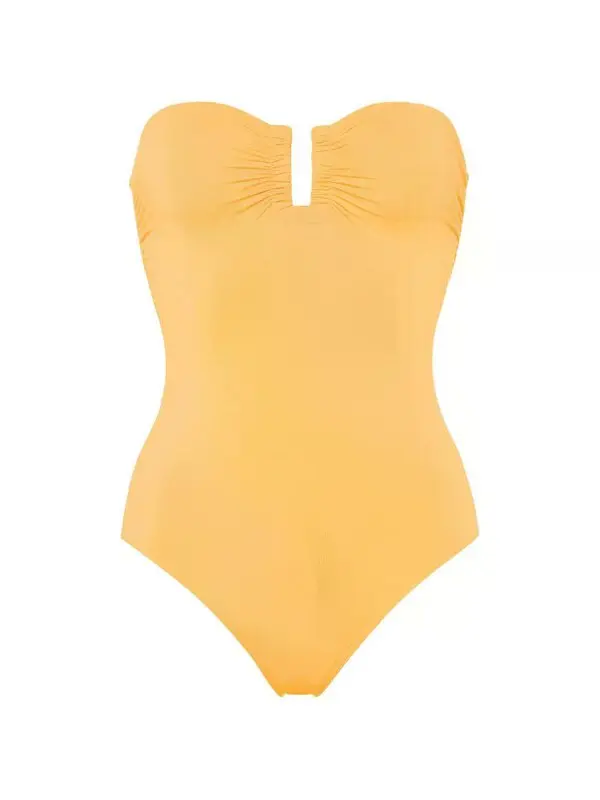 ERES Cassiopée Bustier One-piece Swimsuit - Yellow