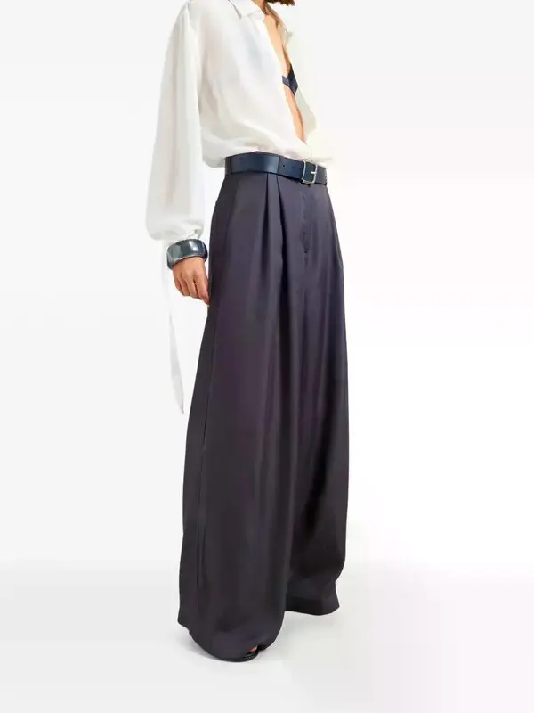 THE FRANKIE SHOP Pleated Wide-leg Trousers