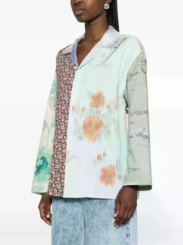 Moschino Floral Patchwork Shirt
