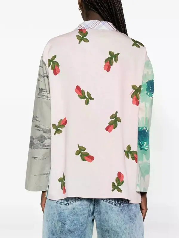 Moschino Floral Patchwork Shirt
