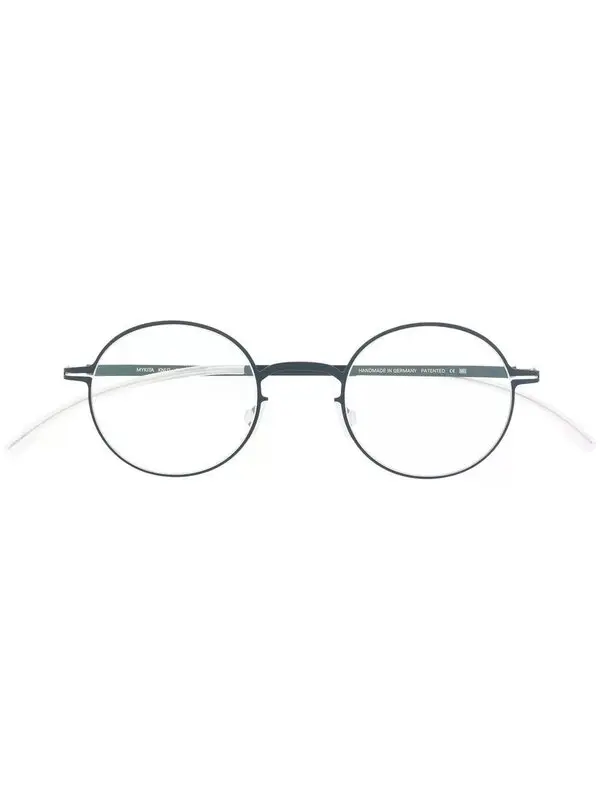 Mykita Matte-finish Round-frame Glasses - Grey