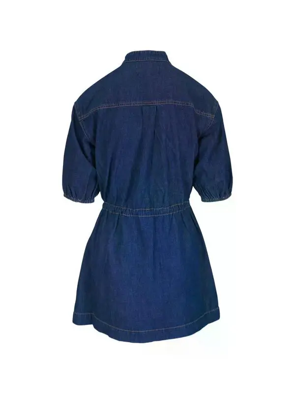 Veronica Beard Akerman Zip Mini Dress - Blue