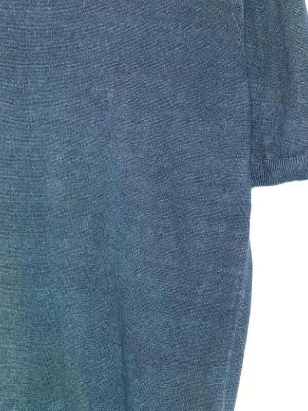 120% Lino Linen Short-sleeved T-shirt