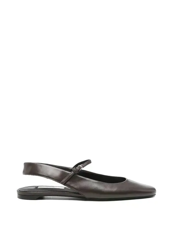 TOTEME Strap Ballet Flats - Brown