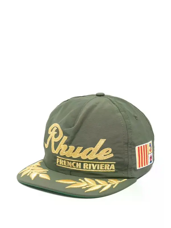Rhude Embroidered Baseball Cap - Green