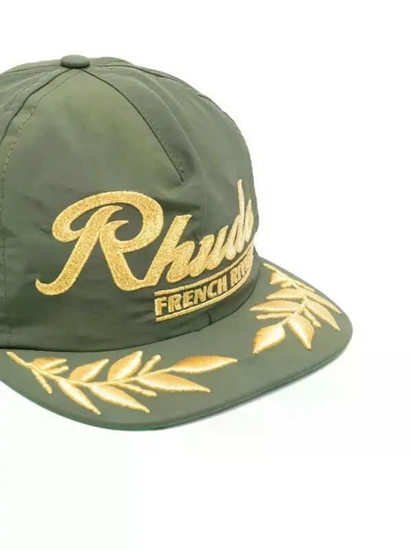 Rhude Embroidered Baseball Cap - Green