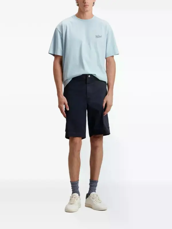 Woolrich Garment-dyed Cargo Shorts - Blue
