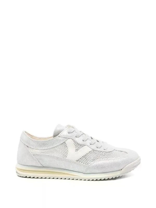 Victoria Beckham Perforated Leather Sneakers - Grey