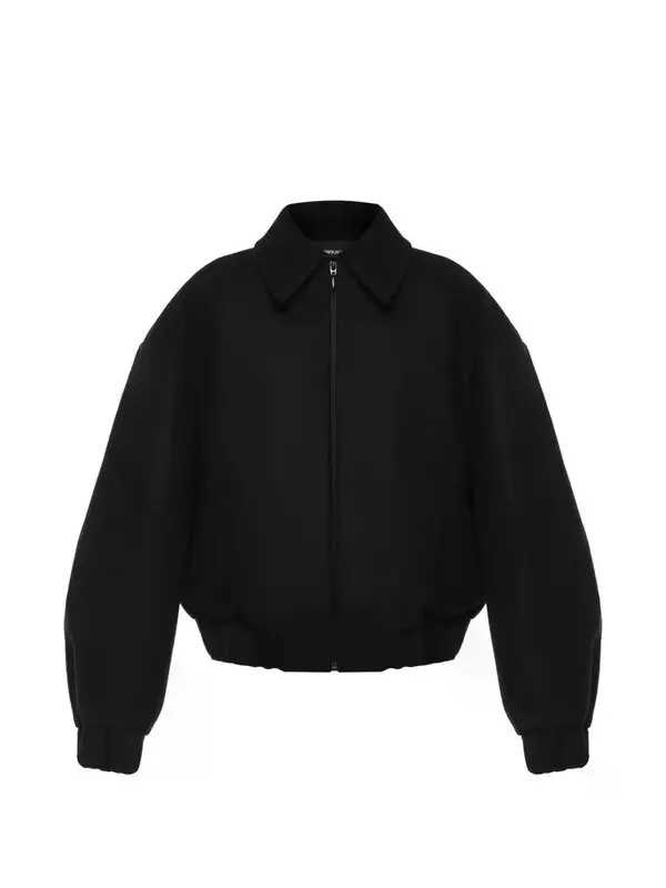 ANOUKI Pearl-embellished Bomber Jacket