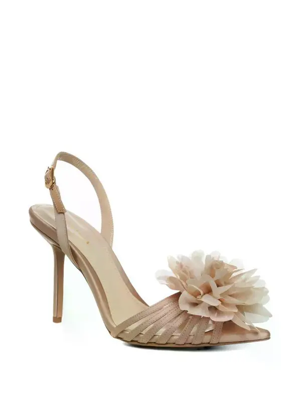 GINISSIMA Julia Heeled Sandals - Neutrals