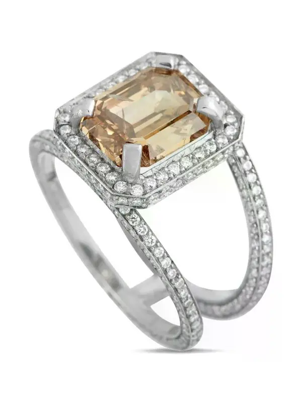 LB EXCLUSIVE Diamond Split Ring - Silver