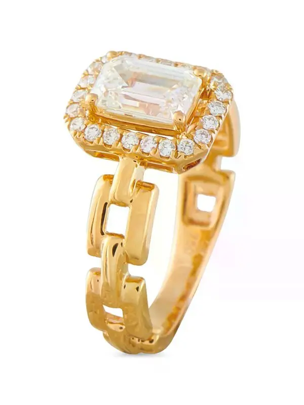 LB EXCLUSIVE 18k Yellow Diamond Ring - Gold