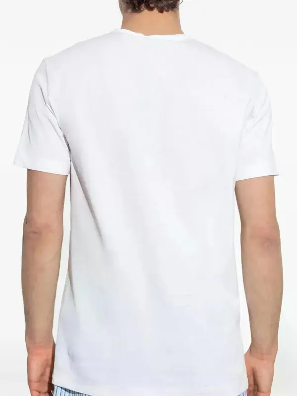 Dolce & Gabbana Cotton T-shirt With Branded Tag - White