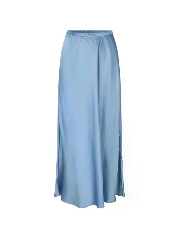 SAMSOE SAMSOE Elasticated Midi Skirt - Blue