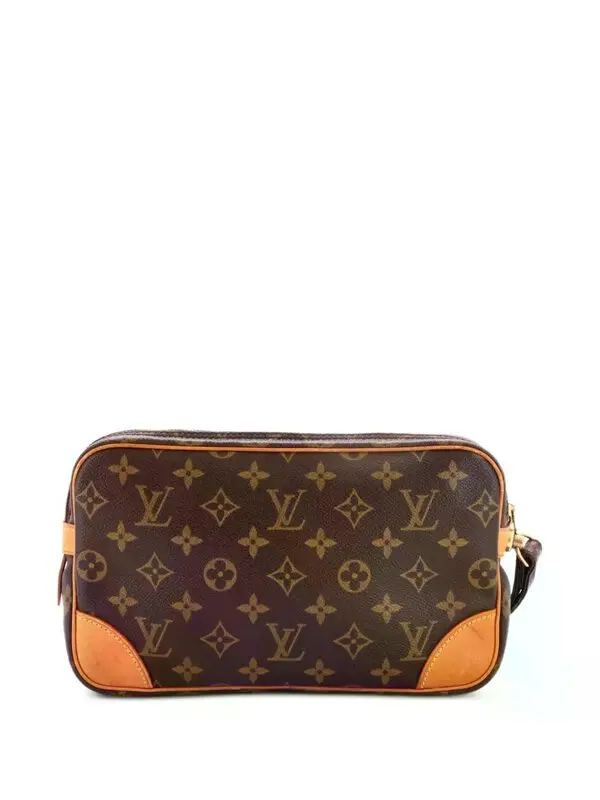 LOUIS VUITTON Marly Dragonne Monogram Canvas Gm Clutch