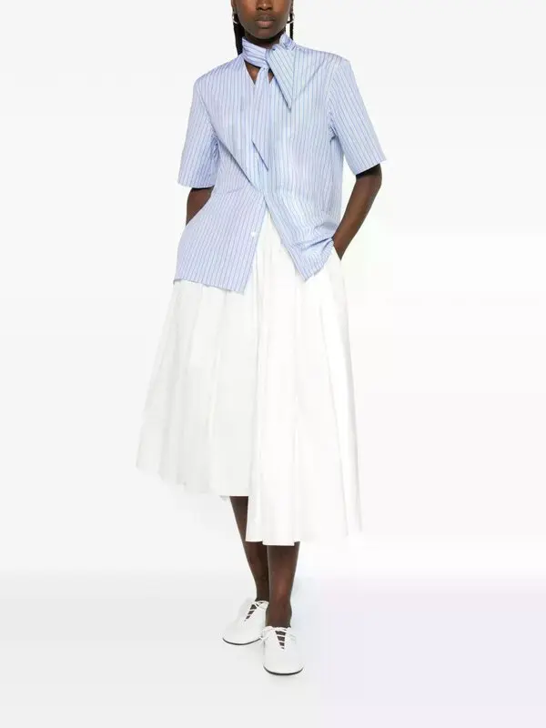 Plan C Striped Button Down Shirt