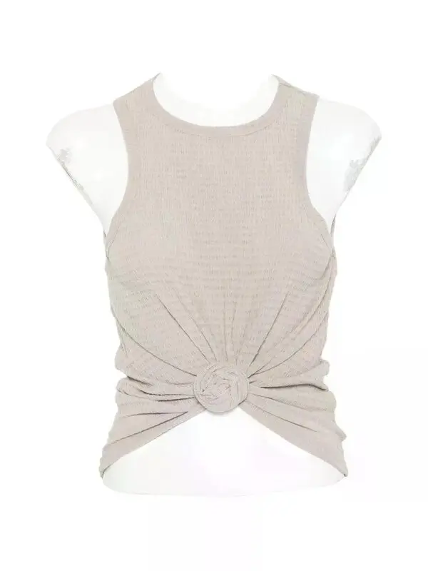 Magda Butrym Knot-detail Tank Top - Neutrals