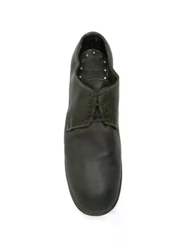 Guidi Lace-up Derby Shoes - Green