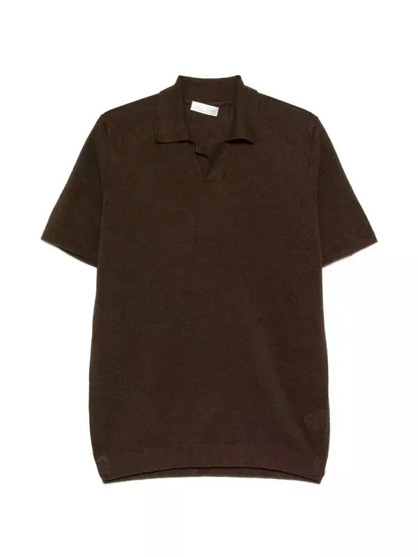 ROBERTO COLLINA V-neck Short-sleeve T-shirt