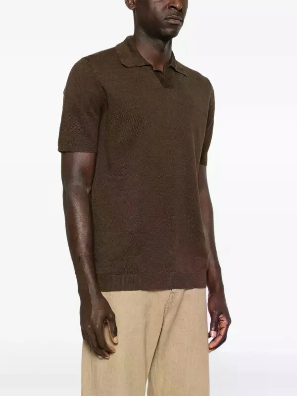 ROBERTO COLLINA V-neck Short-sleeve T-shirt