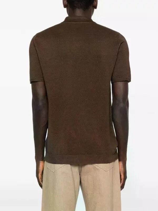 ROBERTO COLLINA V-neck Short-sleeve T-shirt