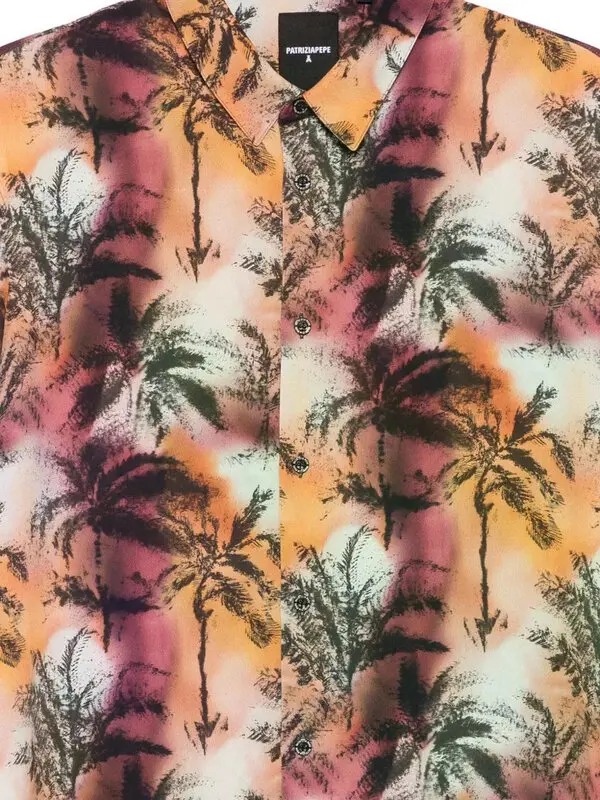 Patrizia Pepe Palm-print Shirt