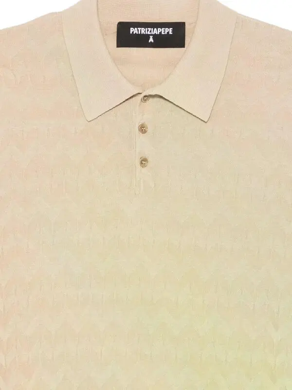 Patrizia Pepe Patterned Polo Shirt