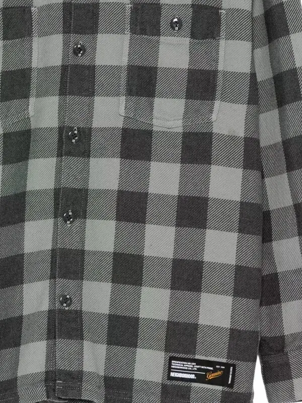 NEIGHBORHOOD Garment Dyed Check Shirt