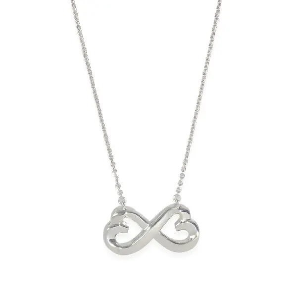Tiffany & Co. Sterling Silver Paloma Picasso Double Loving Heart Pendant - Sterling_silver