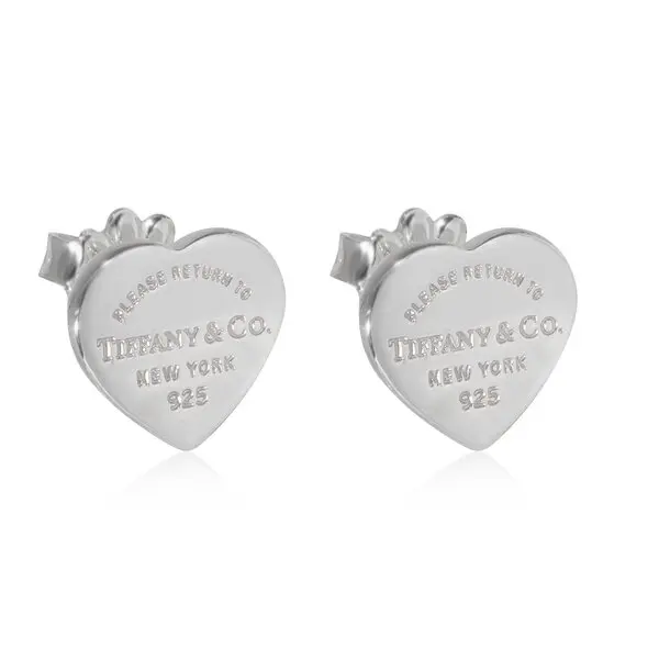 Tiffany & Co. Sterling Silver Return To Heart Earrings - Sterling_silver
