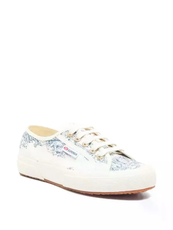 Superga Toile De Jouy Printed Sneakers - Neutrals