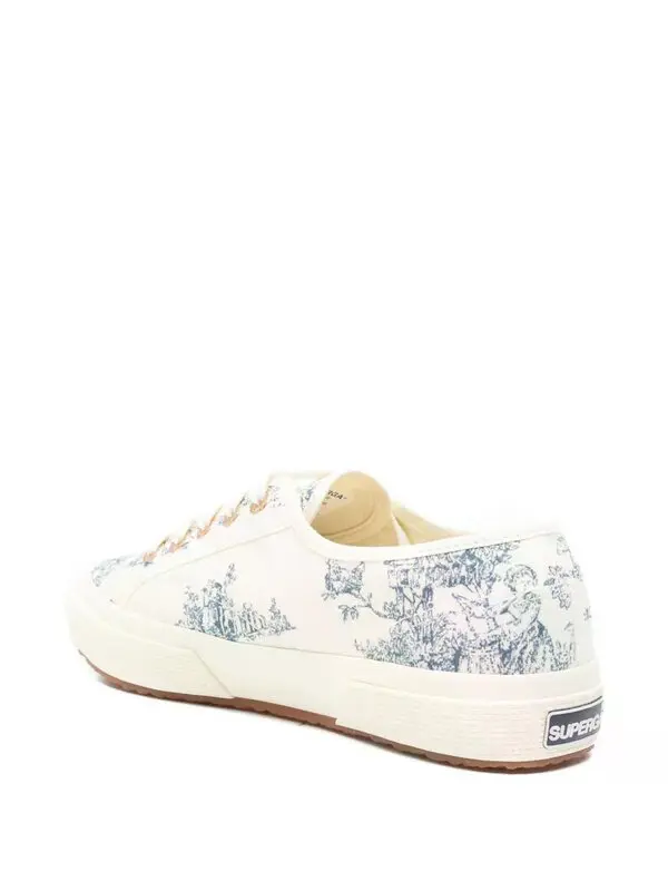 Superga Toile De Jouy Printed Sneakers - Neutrals