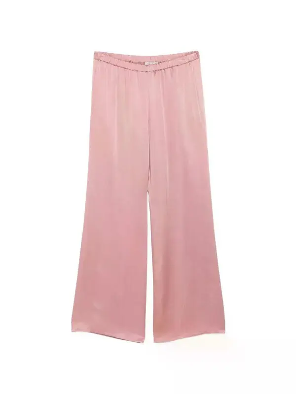 Antonelli Firenze Elasticated Wide Leg Trousers - Pink