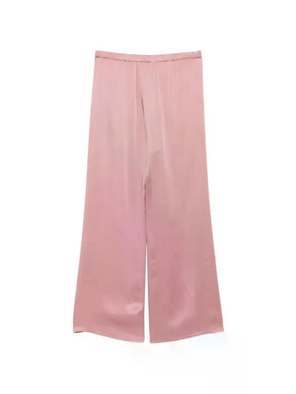 Antonelli Firenze Elasticated Wide Leg Trousers - Pink