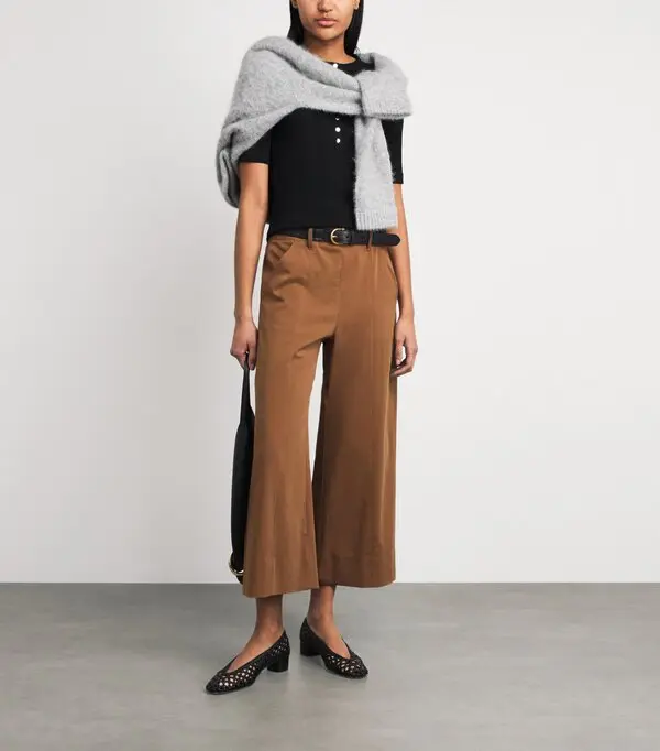 ME+EM Raffia And Leather Belt