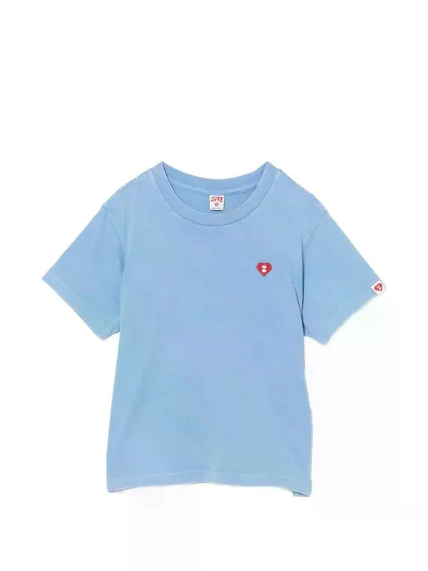 AAPE BY *A BATHING APE Heart-logo T-shirt