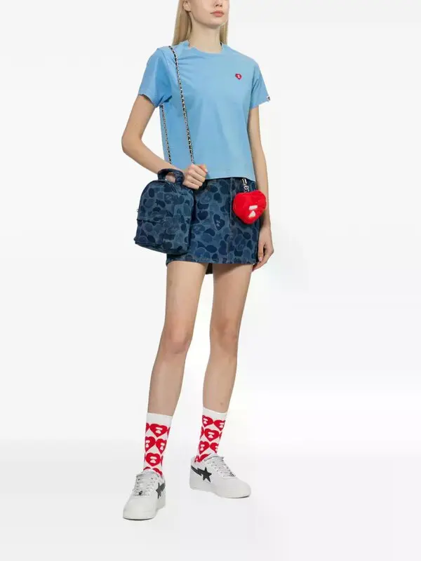AAPE BY *A BATHING APE Heart-logo T-shirt
